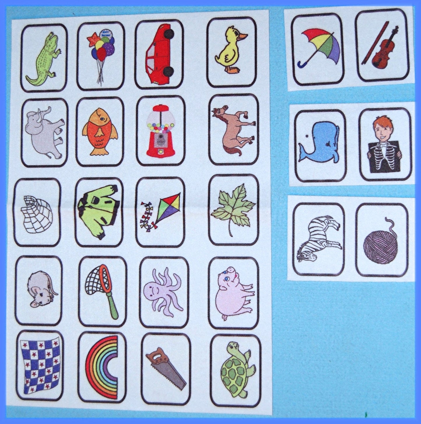 Alphabet Felt Board Set -26 objects (A-Z) – Storytelling Fun